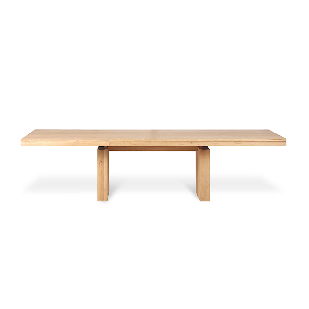 Oak Double Extendable Dining Table – Hausful