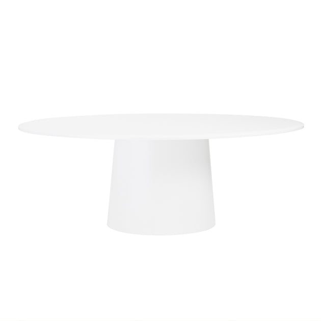 Deo Oval Laquered Dining Table - 78" – Hausful