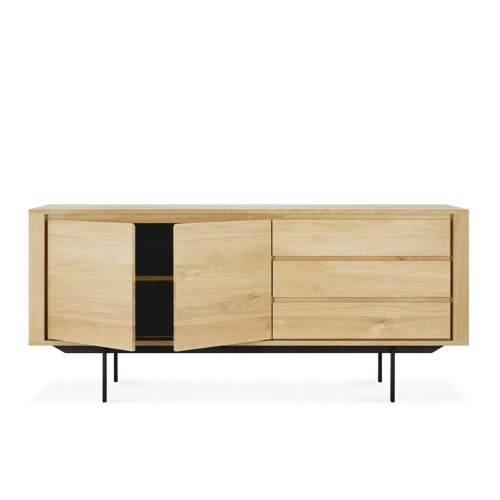 Oak Shadow Sideboard with Legs - 71" – Hausful