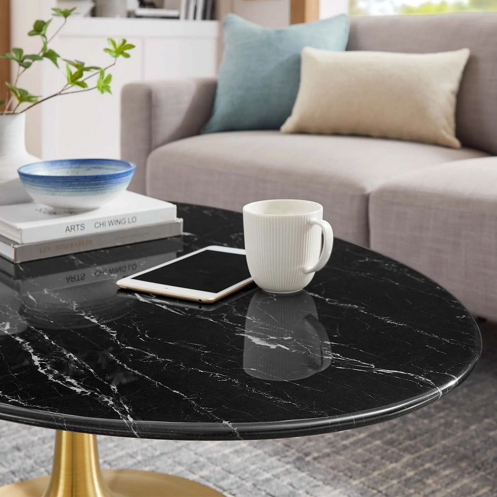 Black tulip coffee table store